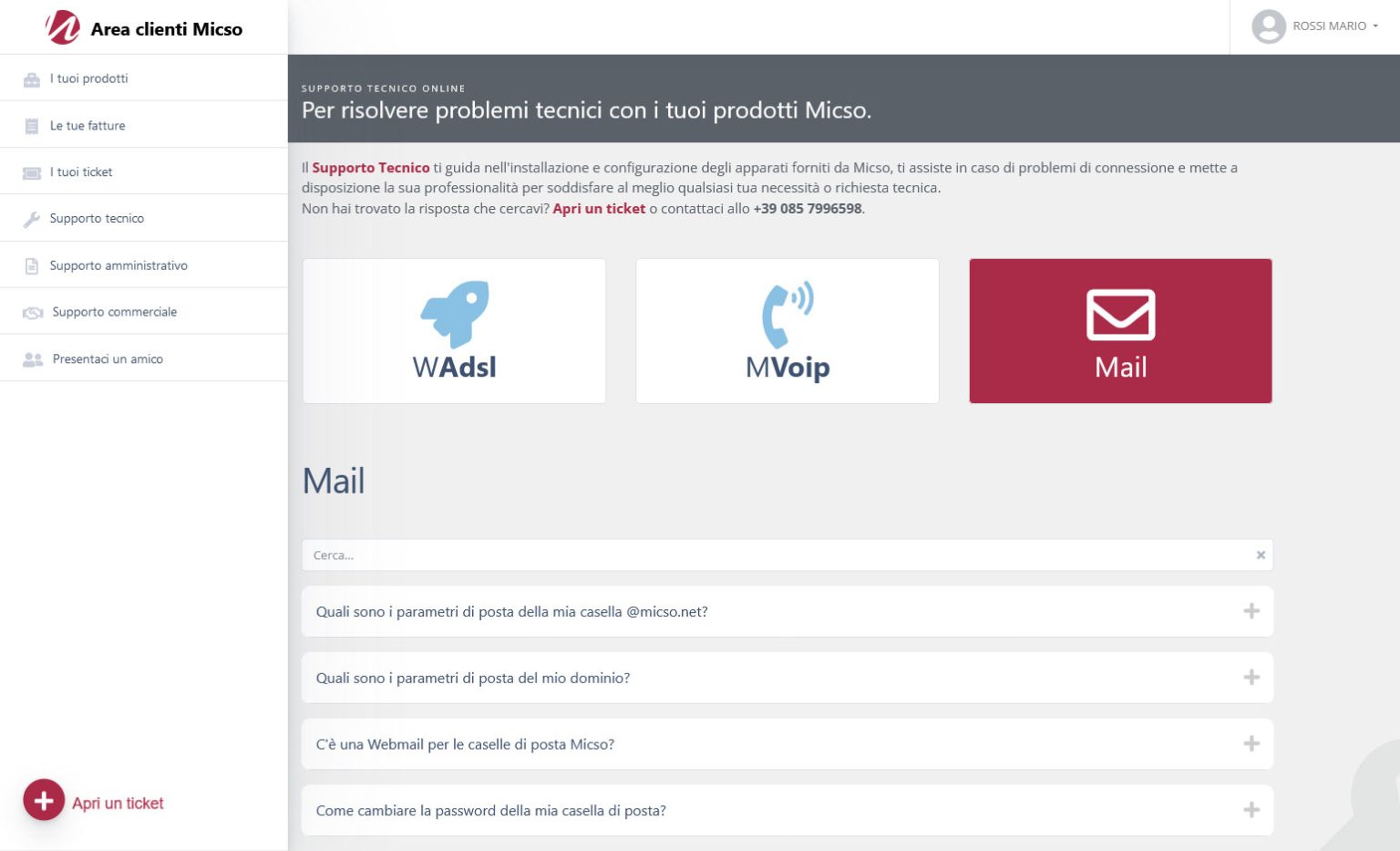 Semplificati la vita! Entra in Area Clienti Micso I – Micso IT ...